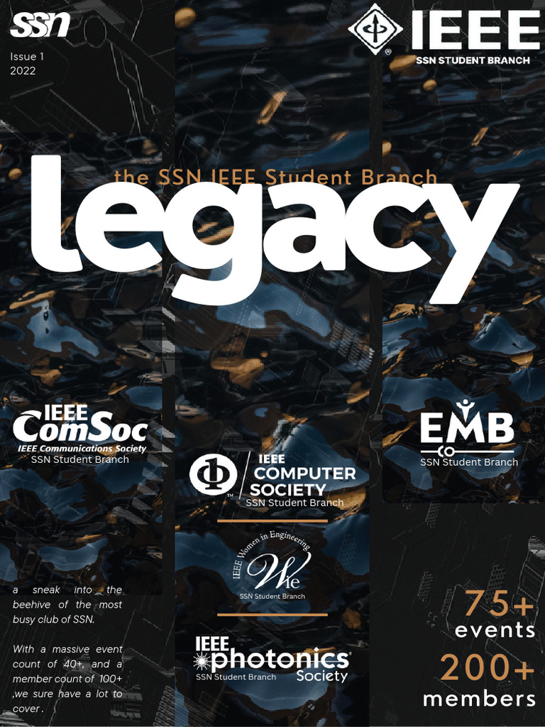 SSN IEEE Student Branch Overview 2022 | PDF | Speech Recognition ...