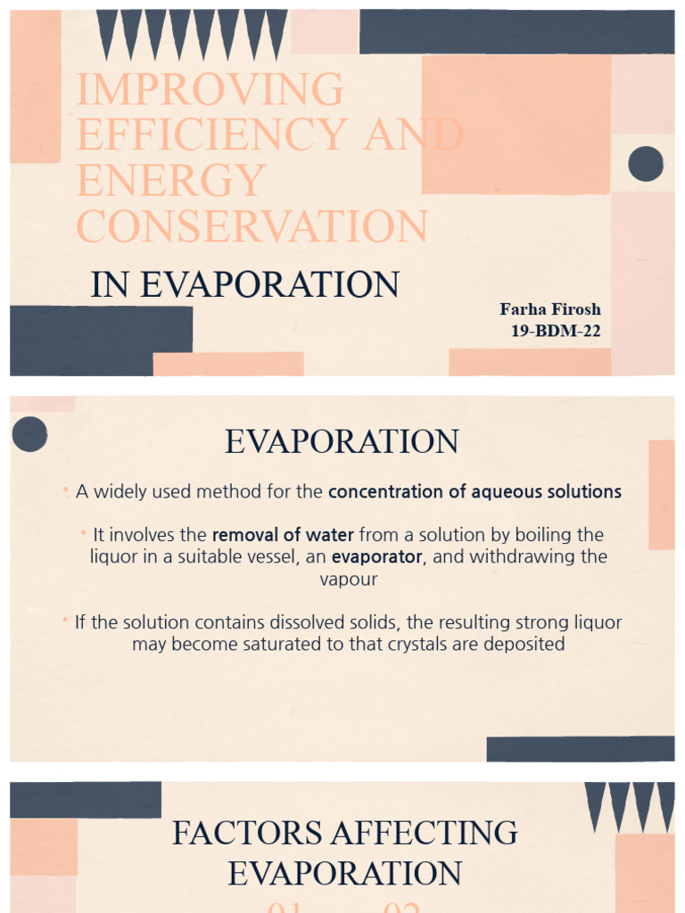 Evaporation - Energy Conservation | PDF | Evaporation | Steam