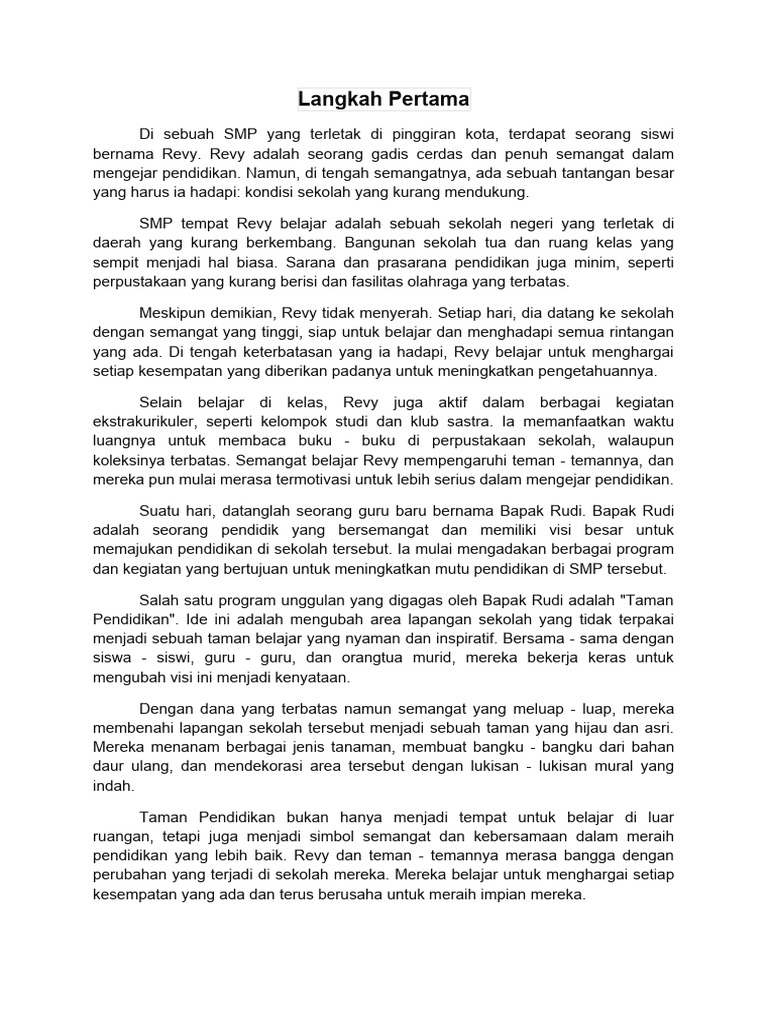 Langkah Pertama | PDF