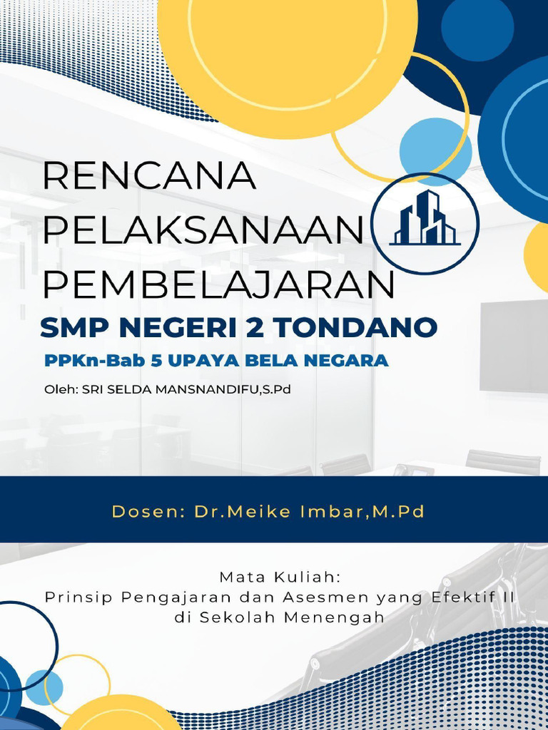 Contoh RPM PPKn Kelas IX Genap | PDF