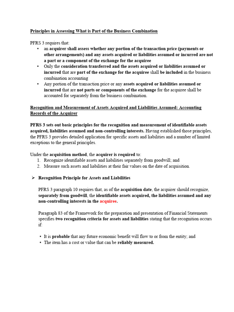 Pfrs 3 | PDF | Business | Finance & Money Management