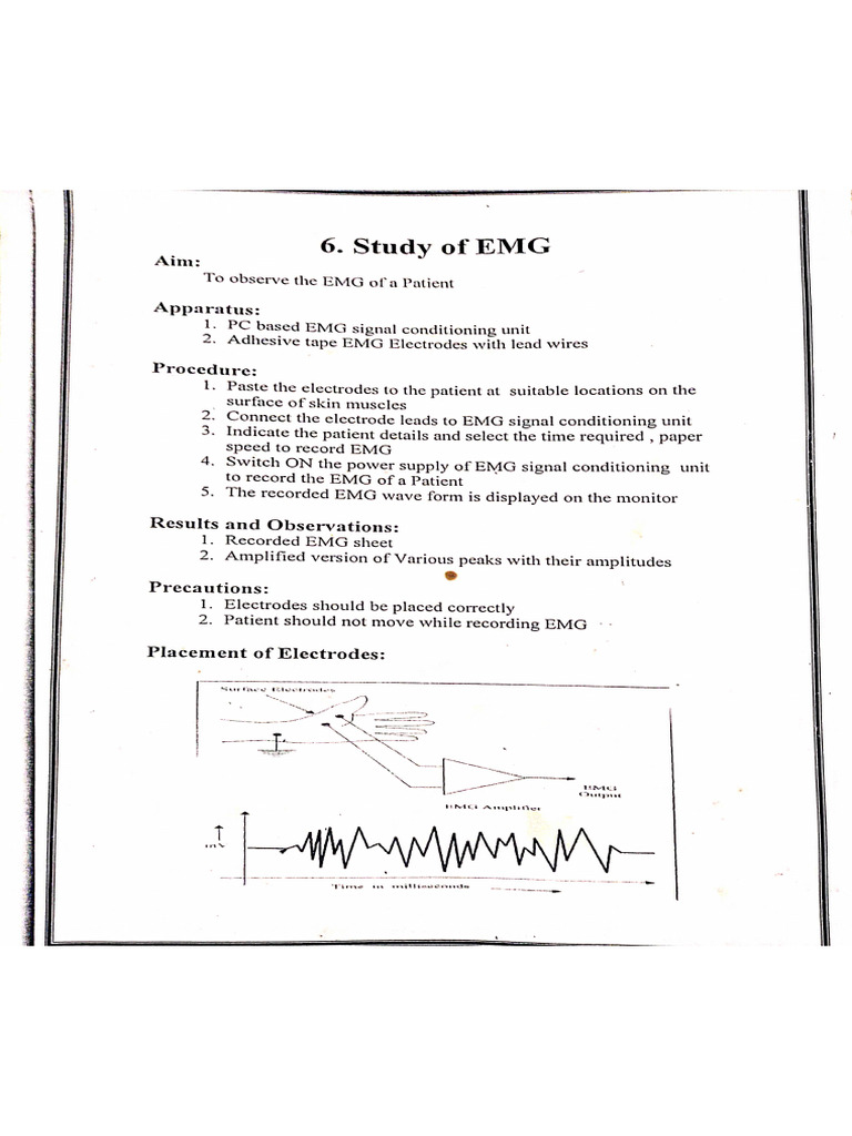 BMI Lab Manual 2 | PDF