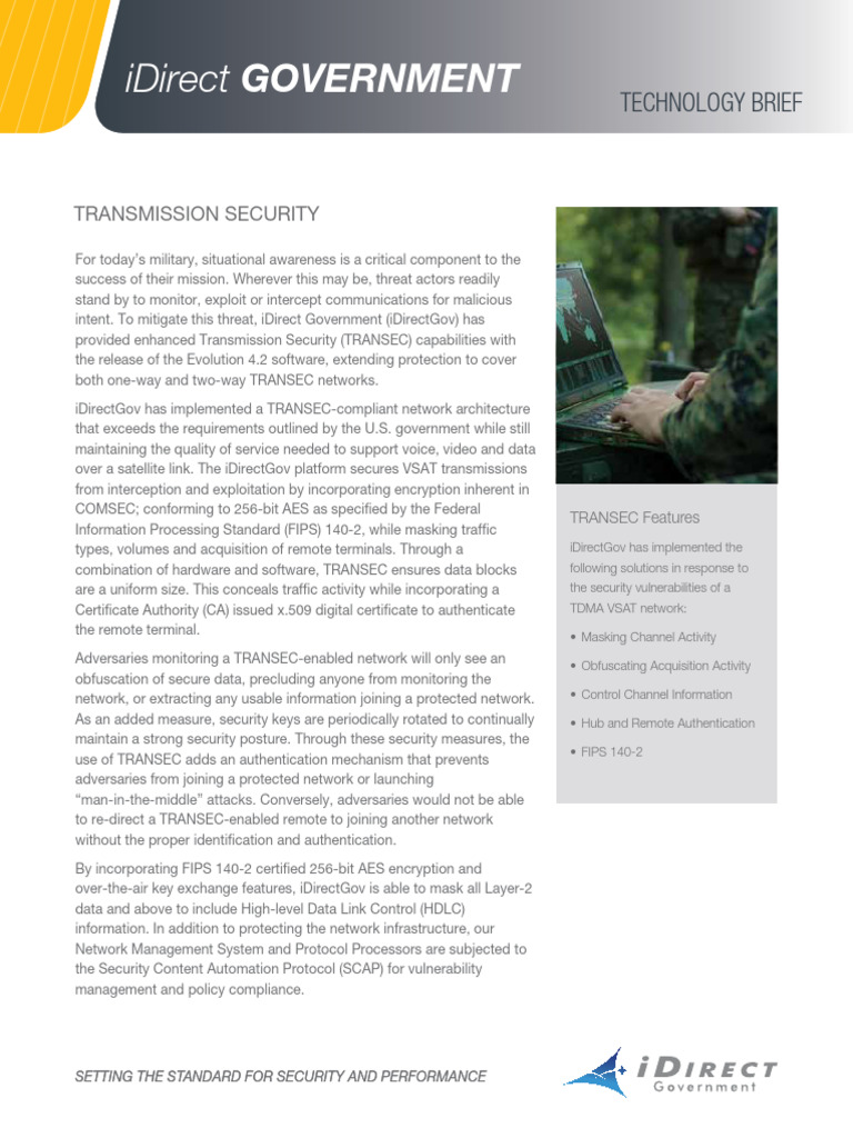 TRANSEC Tech Brief - 0418 - FINAL | PDF | Security | Computer Security