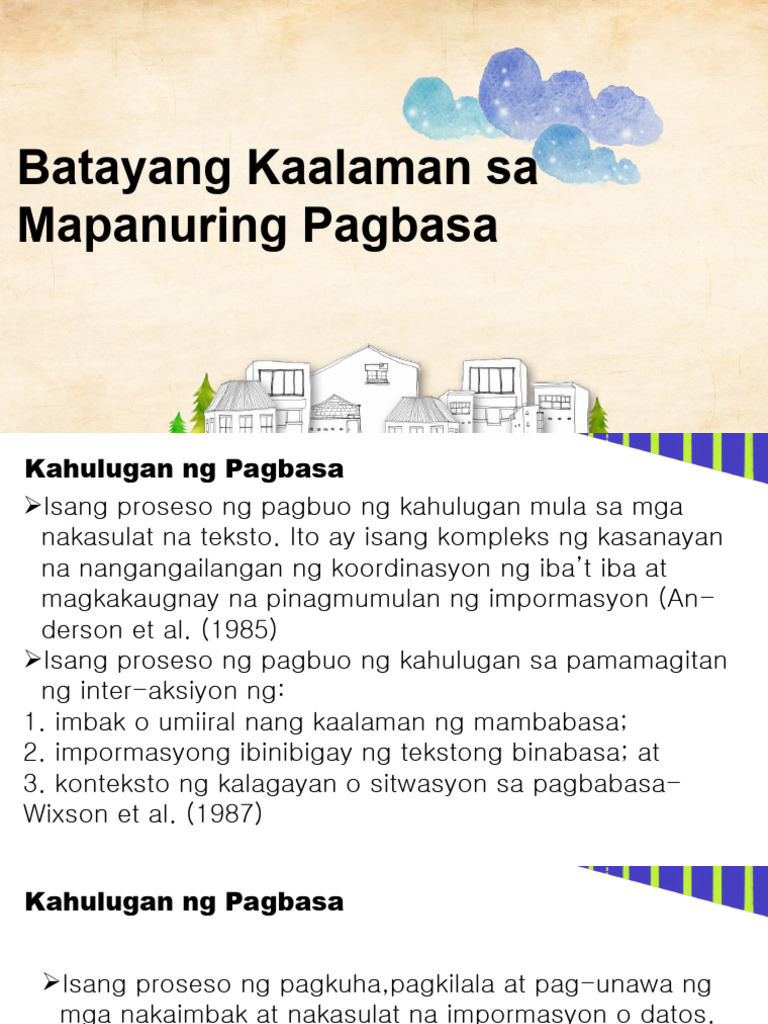 Pagbasa at Pagsulat - PPT 1 Quarter 3 | PDF
