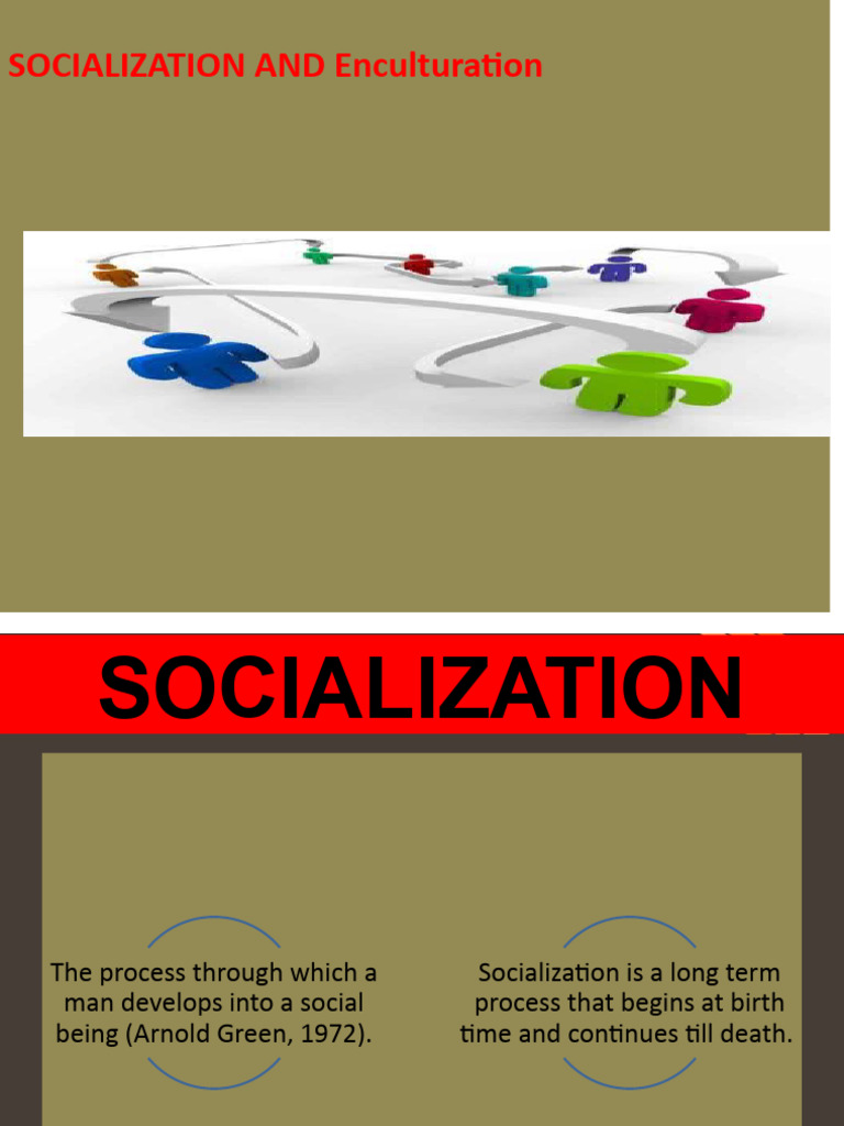Lecture - 3 - Socialization - Enculturation - and - Acculturation | PDF ...