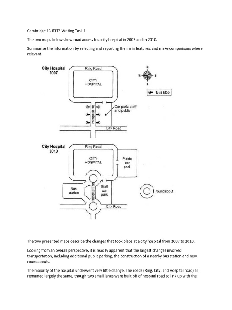 Cambridge 13 Task 1 Hospital Map | PDF | Language Mechanics | Human ...