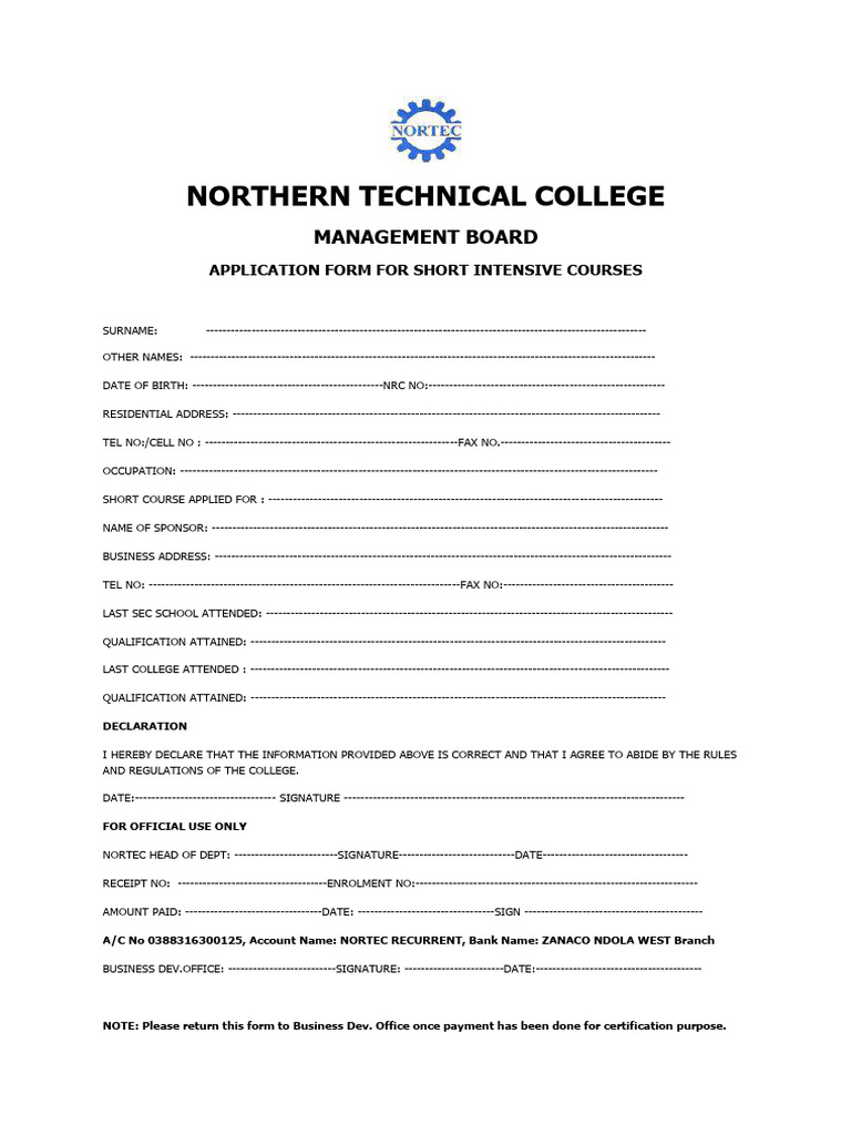 BCM3 Qualification Application Form | PDF