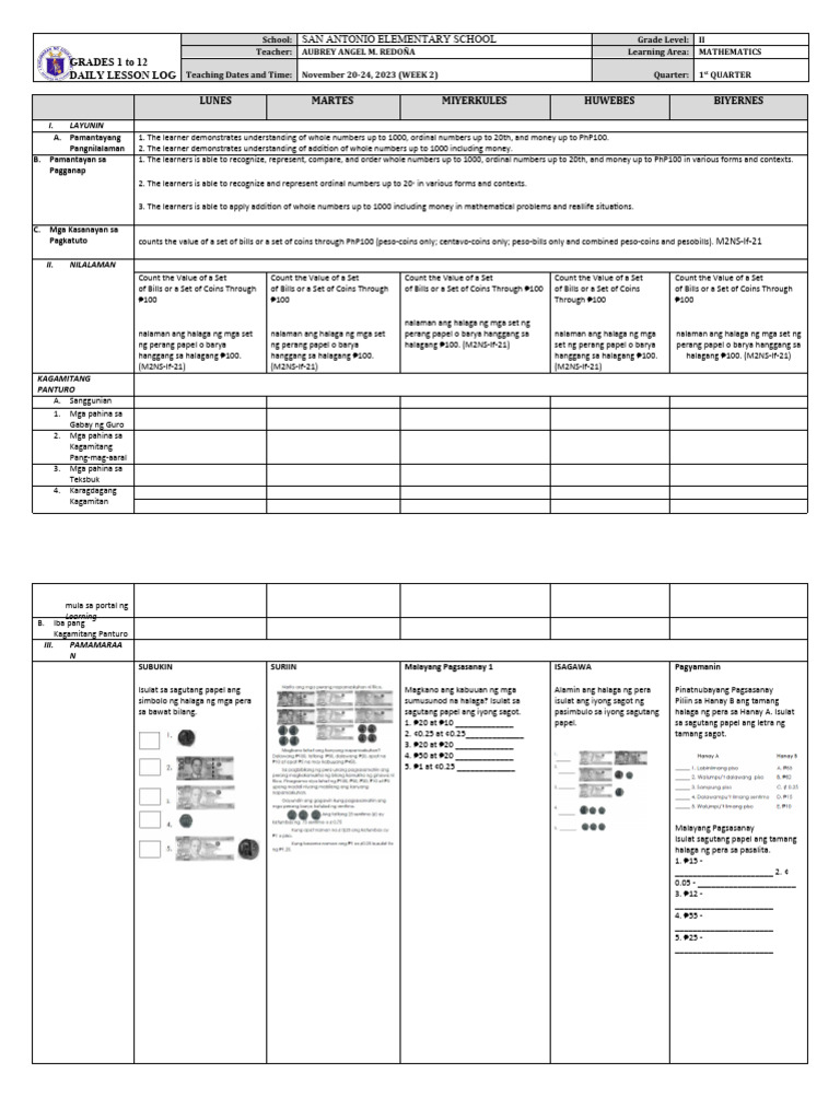 Mathematics W2 | PDF