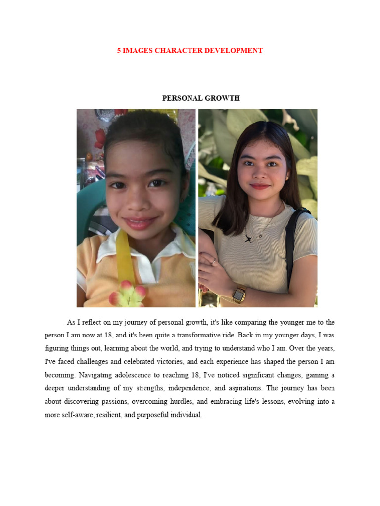 5 Images Character Development | PDF | Wellness