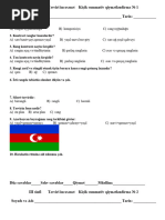 3 Sinif Az Rbaycan Dili KSQ 1 2 3 4 5 6 7 8 BSQ 1 2 | PDF