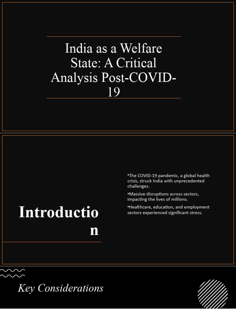 India As A Welfare State: A Critical Analysis Post-COVID-19 | PDF ...