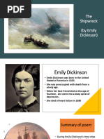 The Shipwreck Emily Dickinson | PDF | Poetry | Emily Dickinson