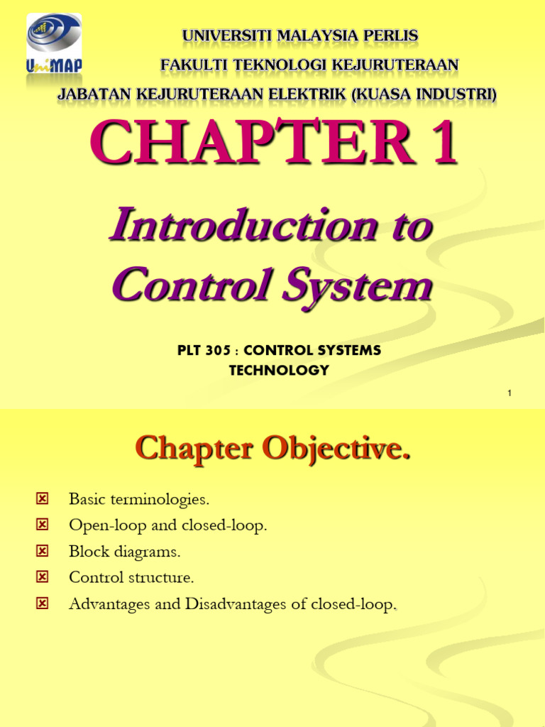 Introduction To Control System-49964677 | PDF | Control Theory | Feedback