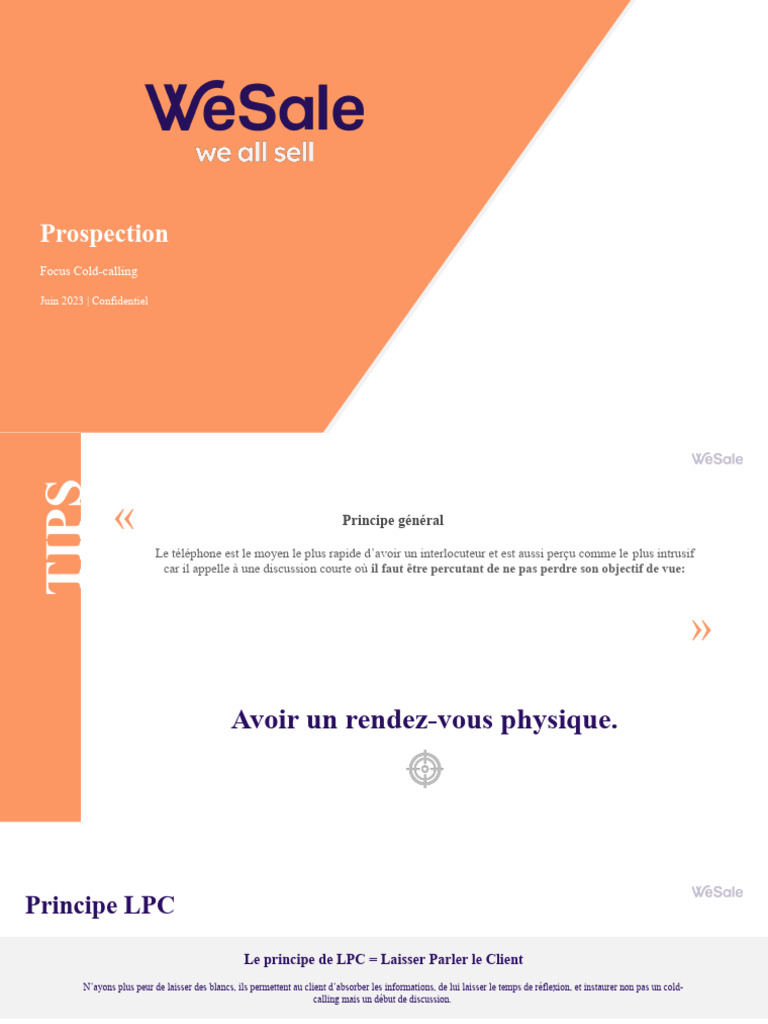 Wesale - Support Formation Prospection | PDF | Business