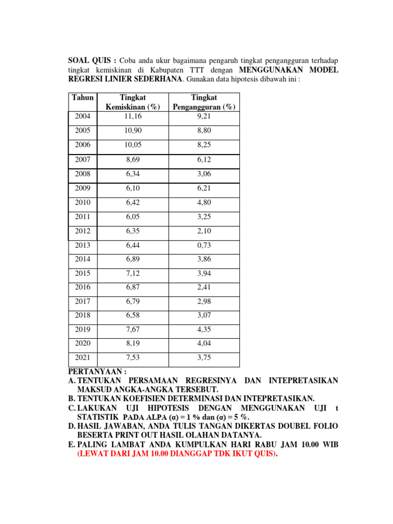 4B. Soal Quiz Eka I | PDF