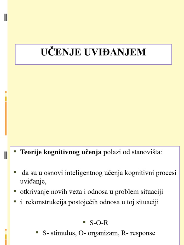 Ucenje Uvidanjem | PDF