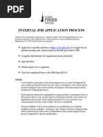 Internal Job Application Form Template | PDF