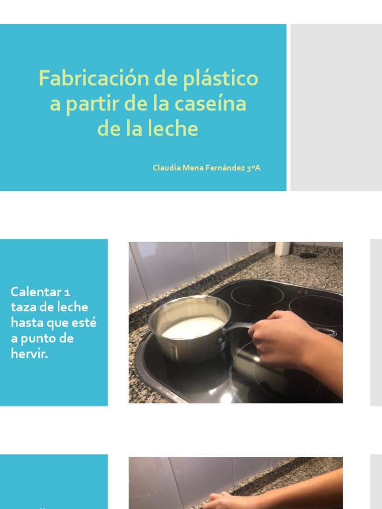 Fabricación de Plástico A Partir de La Caseína | PDF