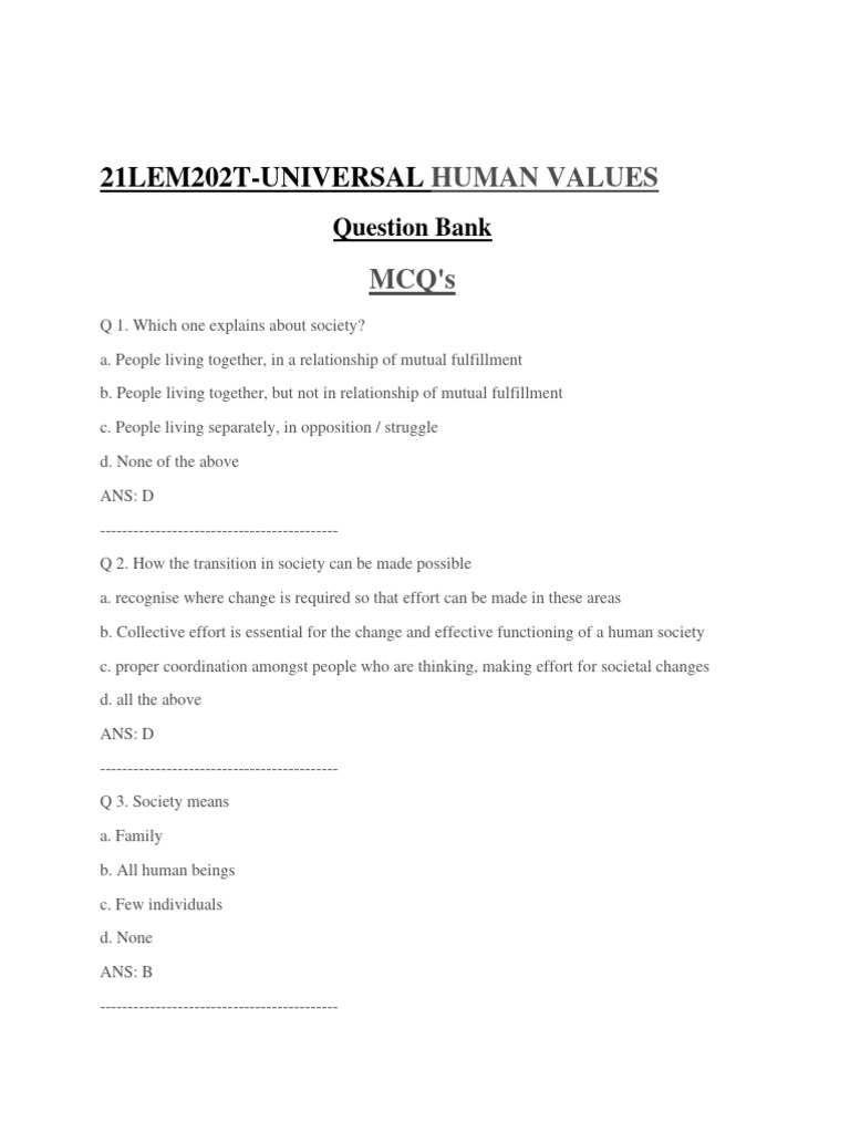 21lem202t-Uhv QP Bank | PDF | Noble Eightfold Path | Intention