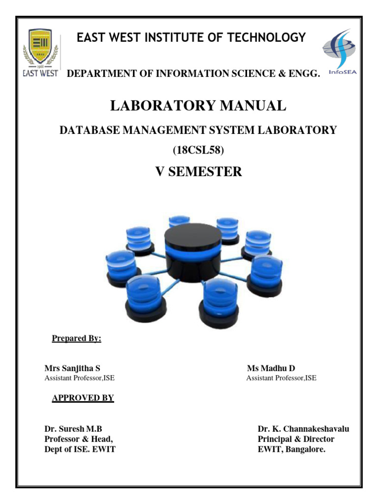 DBMS 5th Sem - LabManual | PDF | Databases | Sql DBMS 5th Sem - LabManual | PDF | Databases | Sql