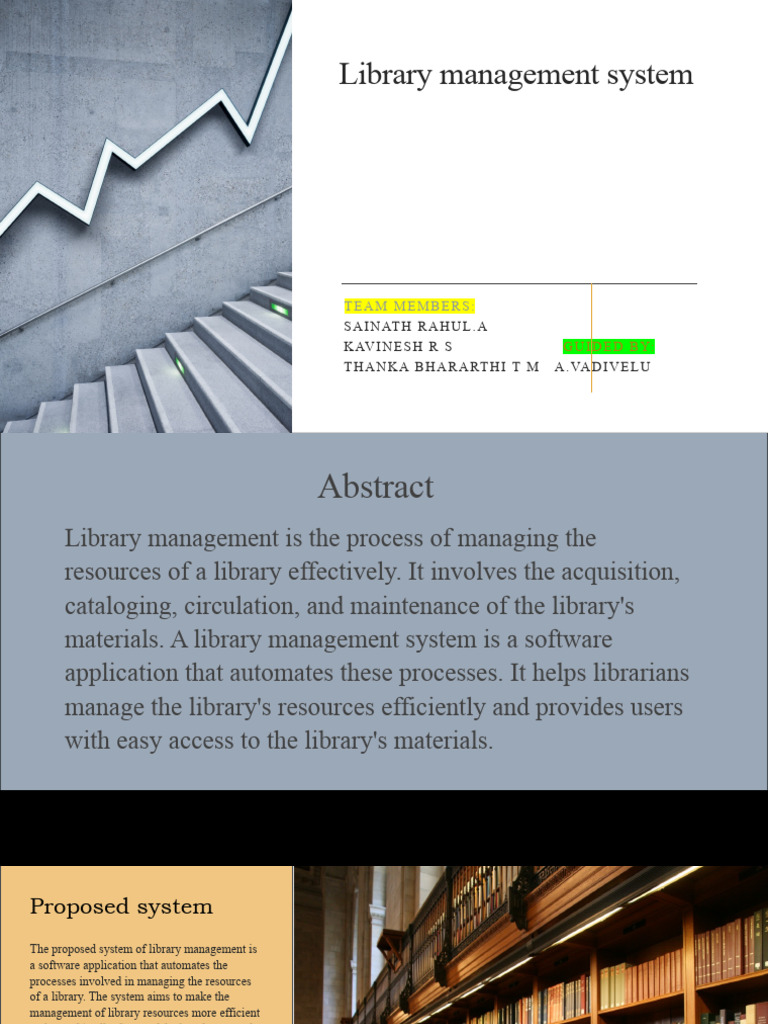 Library Management System | Download Free PDF | Libraries | Librarian