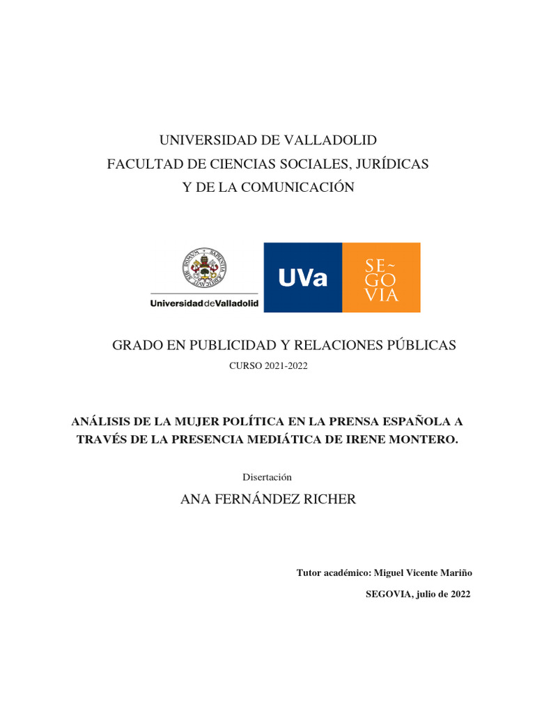 TFG-N. 1938 | PDF | Género | Estudios de género