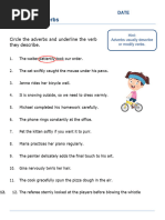 Complete Subject and Complete Predicate Worksheet | PDF | Subject ...