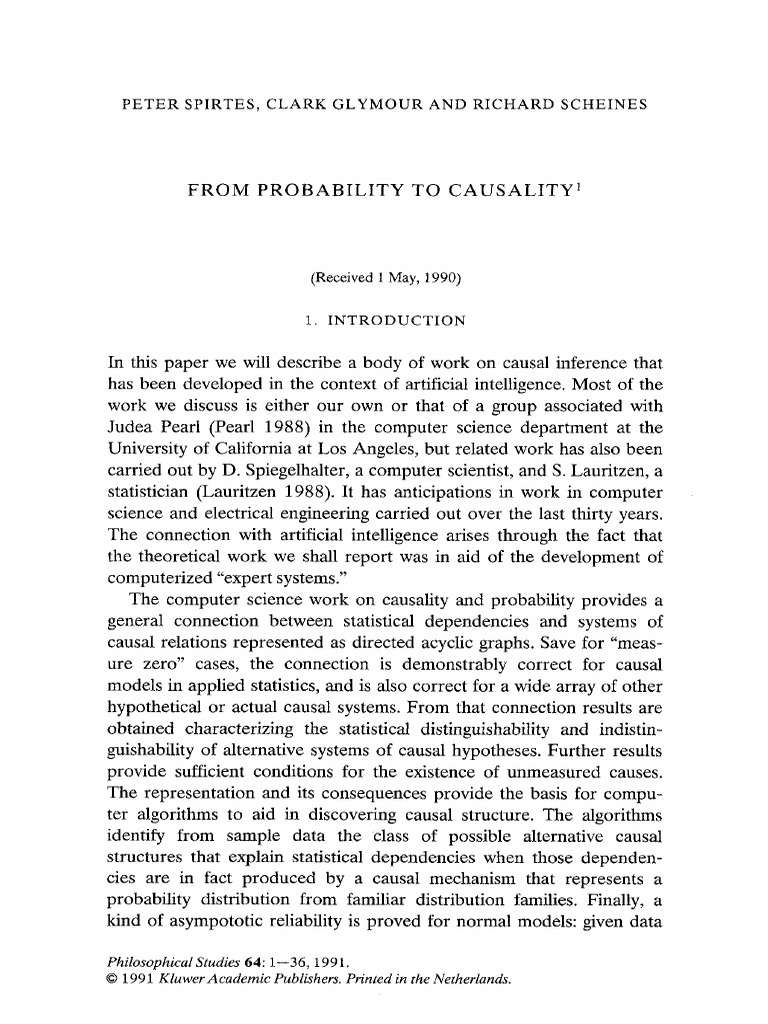 Causal Inference in AI Systems | PDF | Statistics | Causality