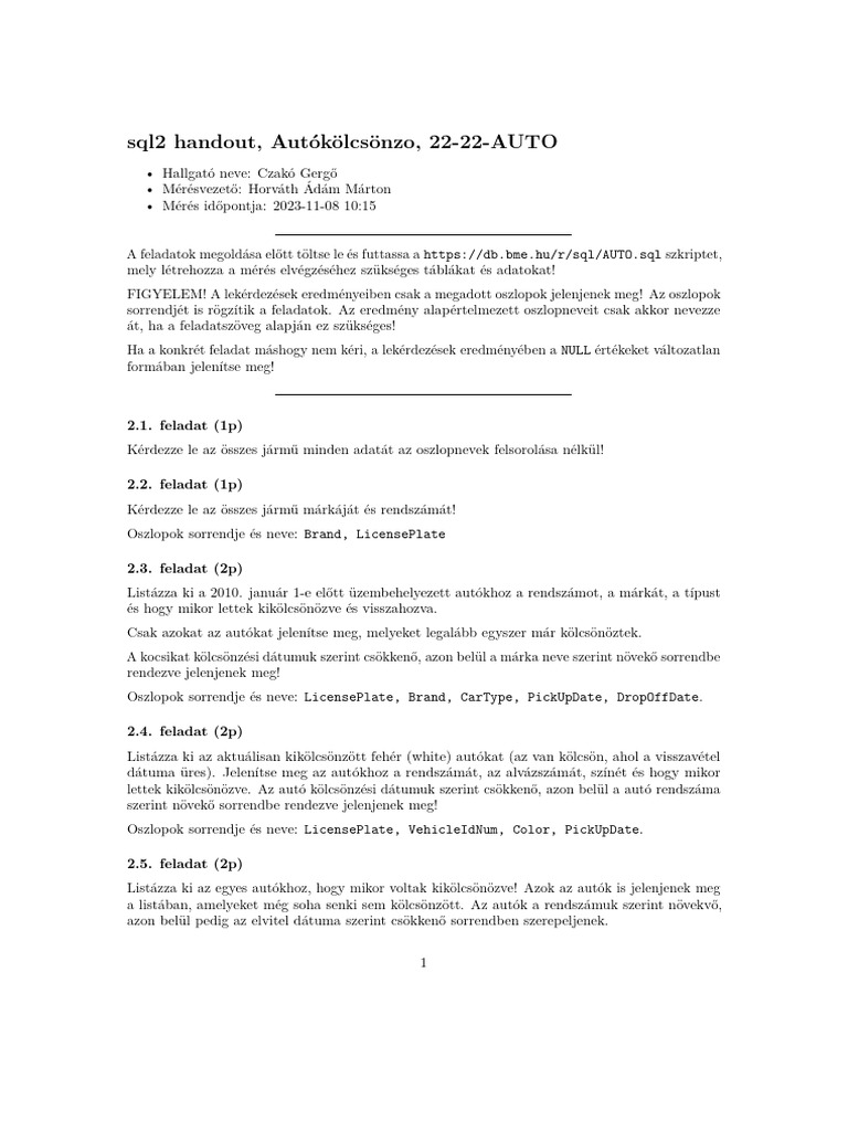 VCXUNF sql2 22 | PDF