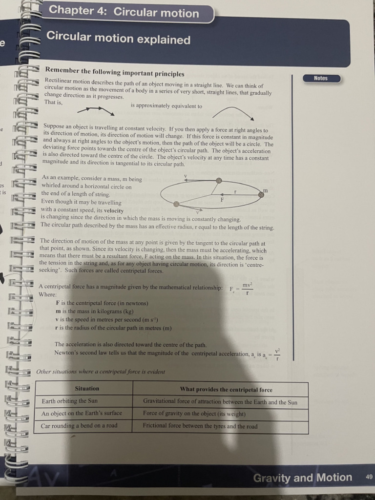 Circular Motion Chapter | Download Free PDF | Force | Acceleration