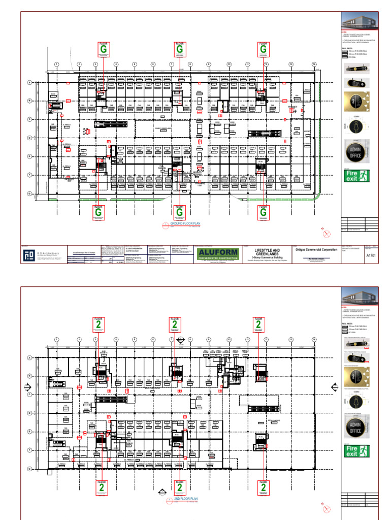 A1700 Signage Location and Details | PDF
