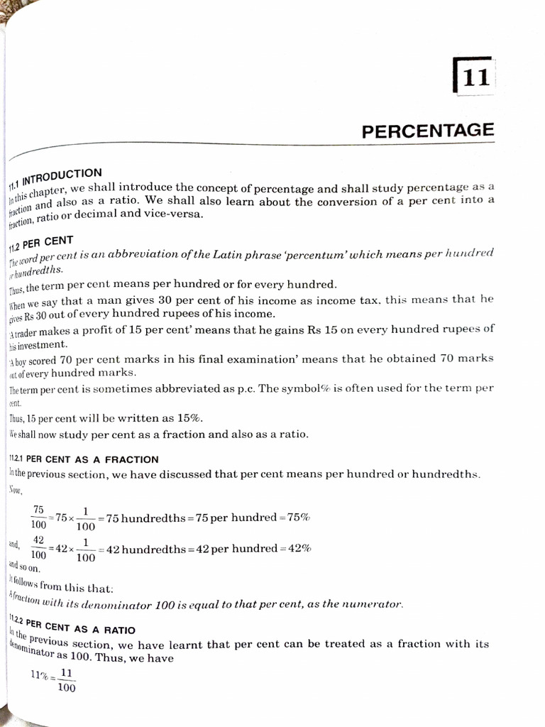 Percentage | PDF
