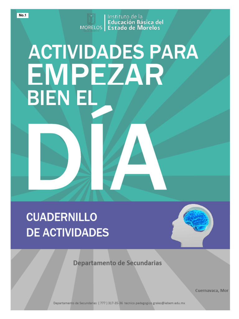 Cuadernillo Actividades para Empezar Bien El Dia | PDF | Enseñando ...