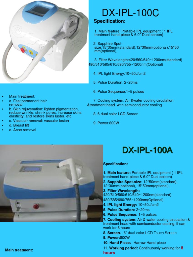 Portable IPL Devices for Hair Removal & Skin Rejuvenation | PDF | Laser ...