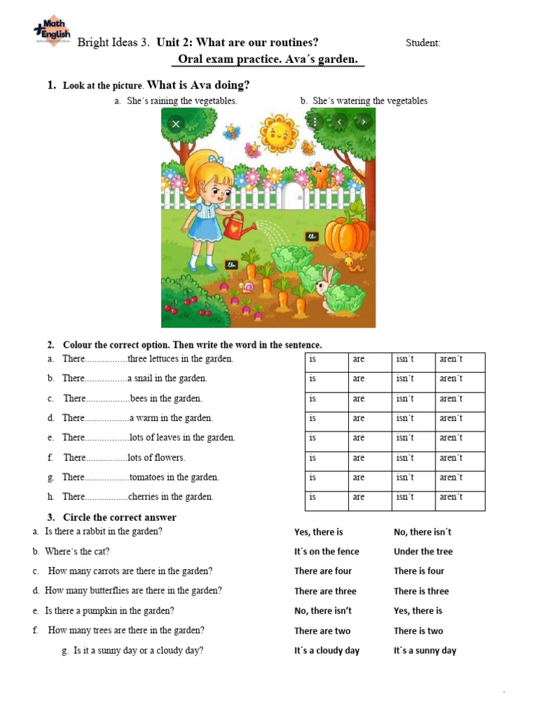 Bright Ideas 3. Unit 2 Practice | PDF