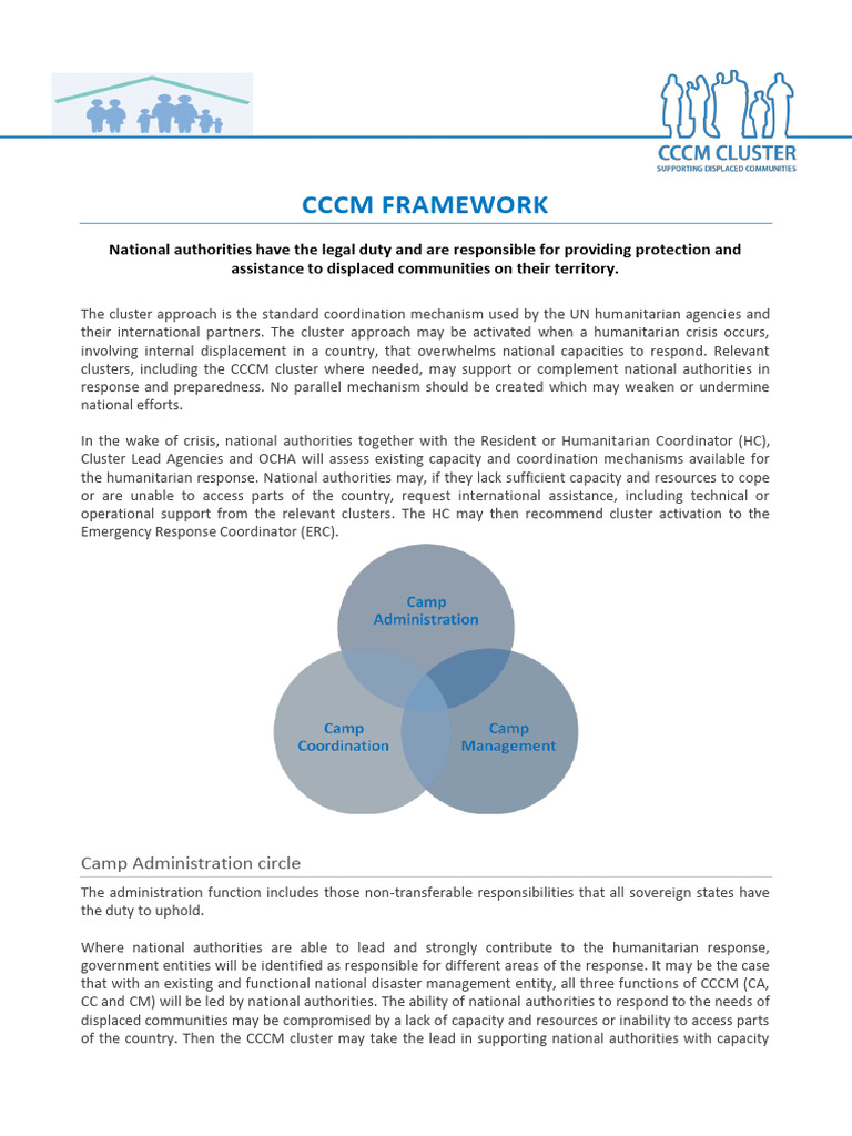 3-CCCM Framework and National Authorities | PDF