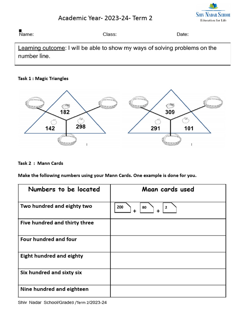 25 - Magic Triangle, Bricks and Maan Cards | PDF | Teaching Methods ...