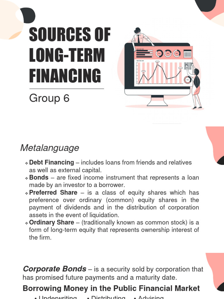 GROUP 6 Sources of Long Term Financing | PDF