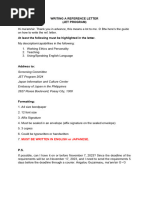 Recommendation Letter-Jet Program | PDF | Teachers | Creativity