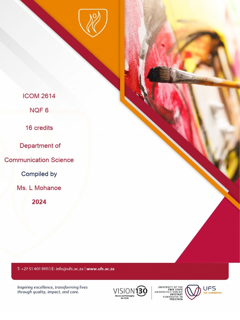 ICOM 2614 Module Guide 2024 | PDF | Marketing Communications | Marketing