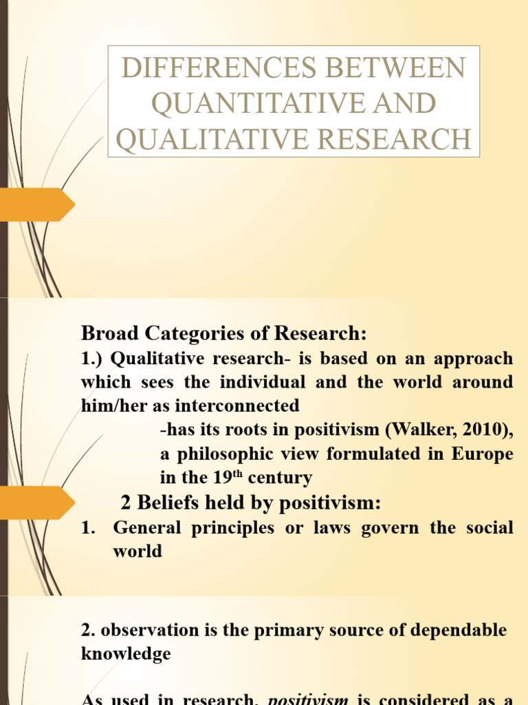 PR1 Q3 W2A Qualtative Research vs. Quantitative Research | PDF | Quantitative Research ...