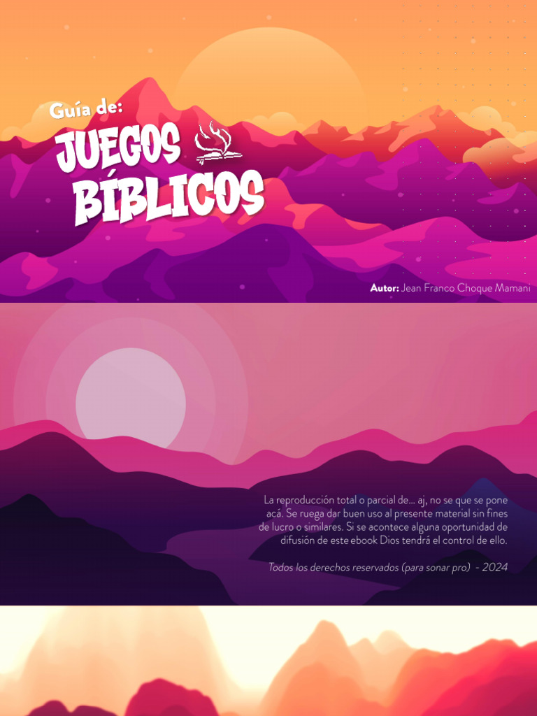Guía de Juegos Biblicos - 2024 | PDF