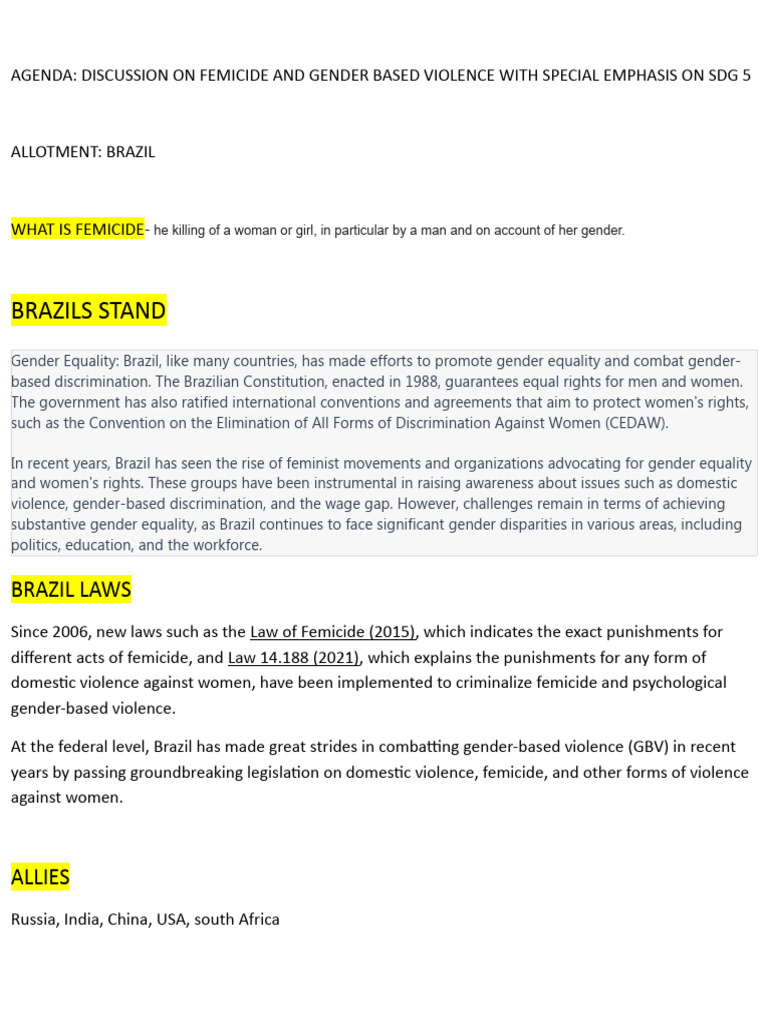 Unscw SDG | PDF | Violence Against Women | Violence