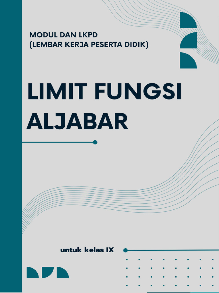 Modul-Lkpd Konsep Dasar Limit | PDF