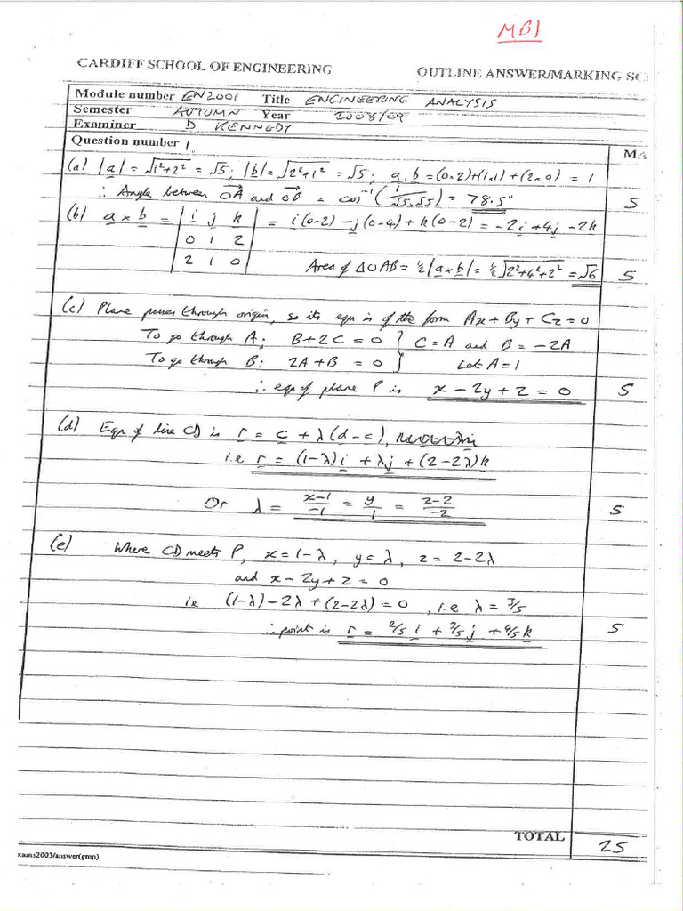 EN2001 Module Book Solutions (1-12) | PDF
