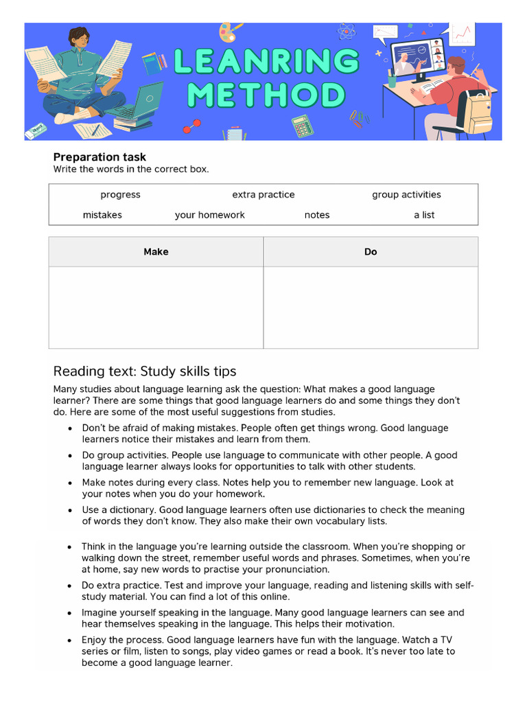 Learning Method | PDF | Learning | Teachers