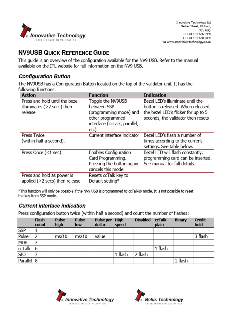 NV9USB Quick Ref Guide | PDF | Flash (Photography) | Computer Hardware