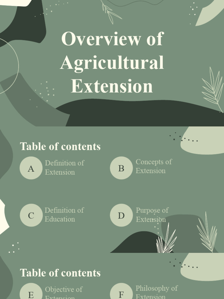 Agricultural Extension | PDF | Sustainability | Information