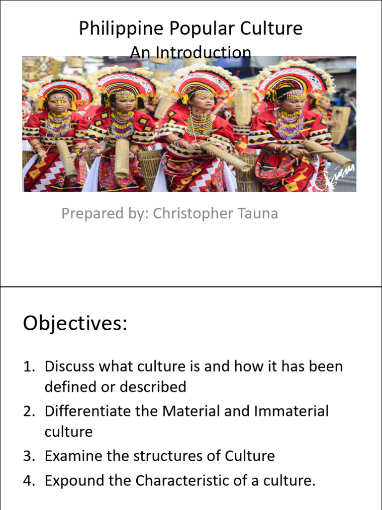 Philippine Popular Culture | PDF | Society | Traditions