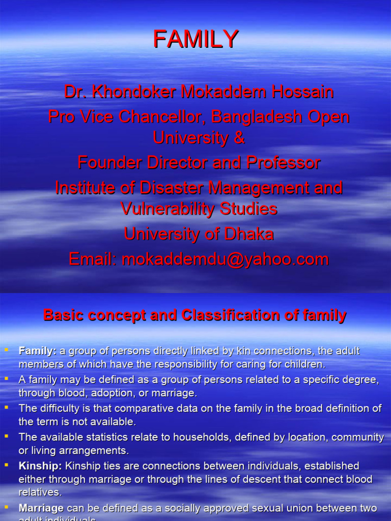 Family | PDF | Family | Marriage